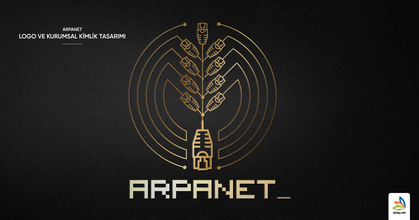 Arpanet Bilişim Logo Tasarımı ve Kurumsal Kimlik Tasarımı - Aktaynet